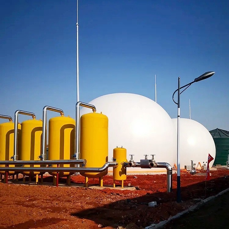 Spherical Double Membrane Gas Storage Tank Above Ground 20-20000m3 Capacity